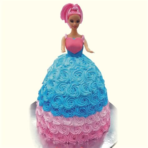 Order Barbie Shaped Fancy Cake Online In Mumbai Navi Mumbai Thane