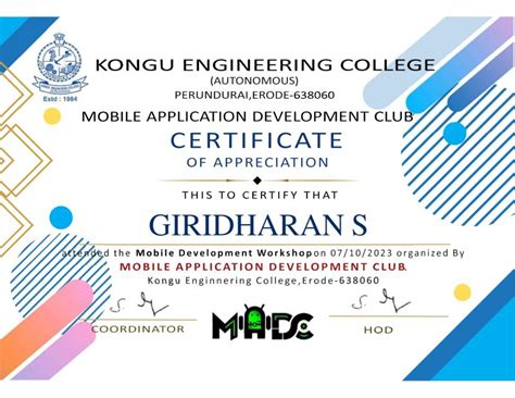 Giridharan S On Linkedin Workshopexperience Appdevelopment