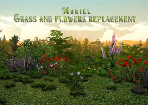Flowers And Grass Replacement Moriel On Patreon