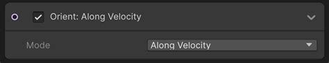 How Do I Set A Particle In The VFXGraph To Orient Along Velocity AND