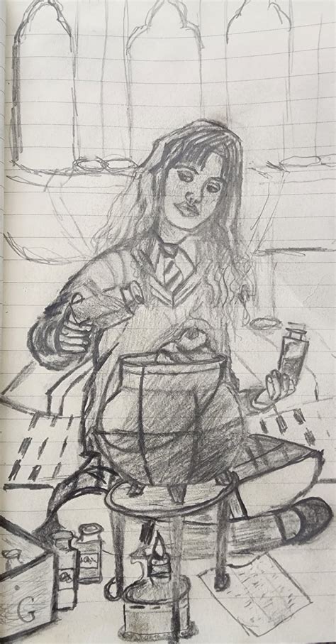 Hermione Making Polyjuice By Thedragonhawk On Deviantart