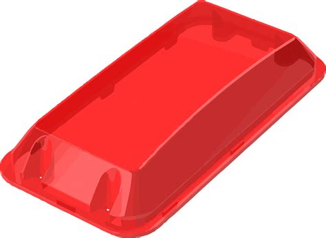 Ovia Lighting Or5rd Rectangular Led Bulkhead Diffuser Red
