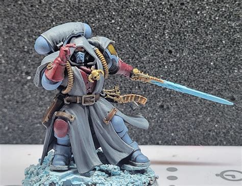 Wip Librarian In Phobos Armor R Spacewolves