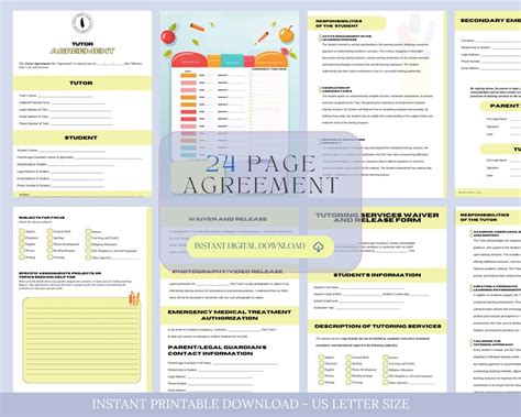 Tutoring Contract Template Tutoring Service Agreement Homework