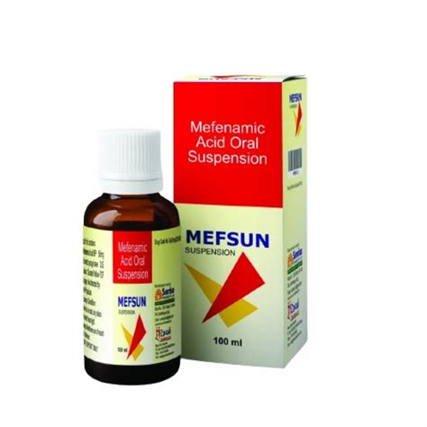 Mefsun Mefenamic Acid Oral Suspension At ₹ 370bottle Mefenamic Paracetamol Syrup In Nagpur