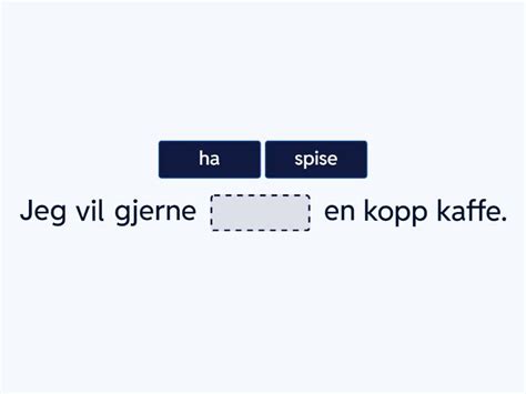 Hvilket Verb Passer Jaki Czasownik Pasuje Complete The Sentence
