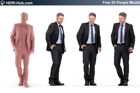 Free Casual 3d People Dennis Hdri Hub