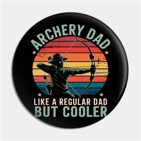 Mens Archery Dad Funny Fathers Day For Archer Bow Hunter Mens