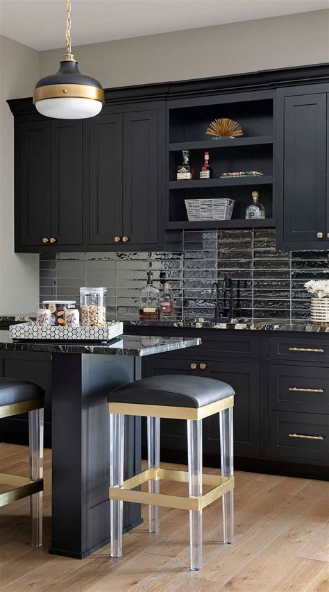 31 Black Subway Backsplash Ideas The Power Of Black Color