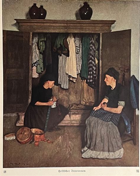 Franz Eichhorst Hessischer Innenraum Hessian Room Displayed At The Gdk 1937 Room 15 Depicted In