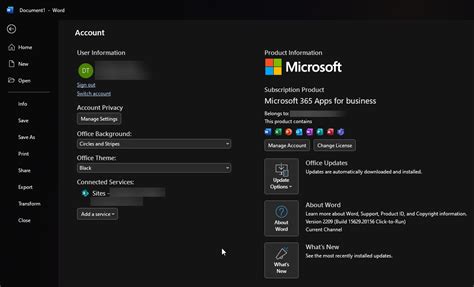 Remove Connected Services On Office 365 Application R Office365