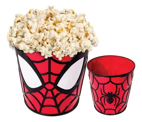Balde De Pipoca 3d Original Homem Aranha 2 Litros Plasútil