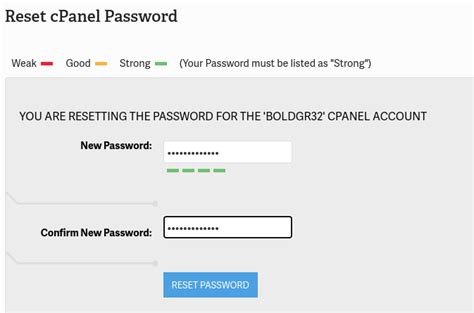 Resetting Your Cpanel Password Using Amp On Inmotion Hosting