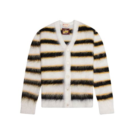 Marni Striped Mohair Style Kream