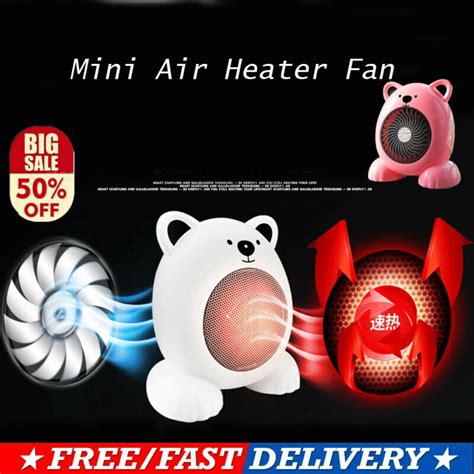 Cute Mini Electric Heater Air Radiator Warmer Fan Grandado