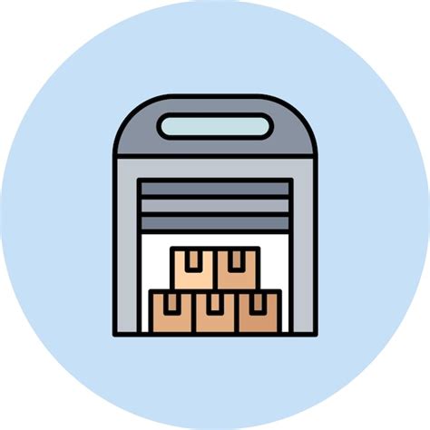 Premium Vector Data Warehouse Flat Illustration