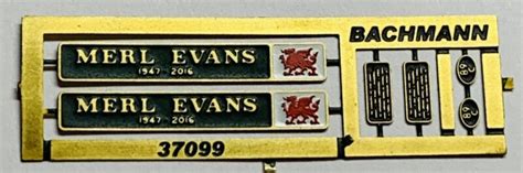 Extreme Etchings 37601 Class 37 Fifty Nameplate N Gauge Rainbow
