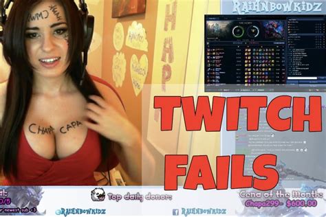 Twitch Stream Fails Sexy Edition