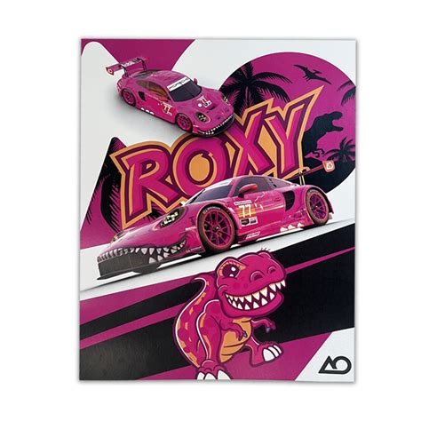 2025 Signed Roxy Hero Card Ao Racing