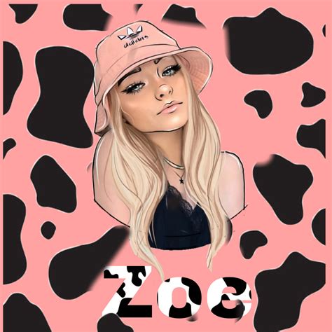 Download Zoe Laverne Black Pink Spots Wallpaper