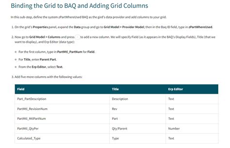Changing Column Display Names Kinetic Grid Panel Card Kinetic ERP Epicor User Help Forum