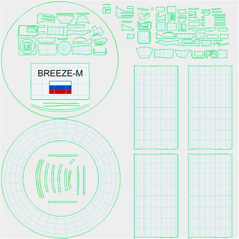 Briz M Breeze M Upper Stage 3d Model Turbosquid 1158017