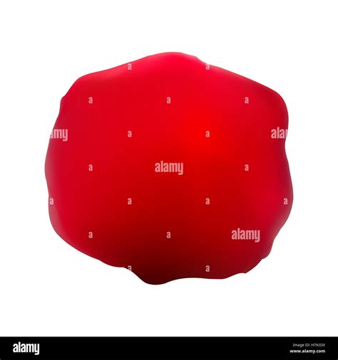 Red Fluid Abstract Shape Stock Vector Image And Art Alamy