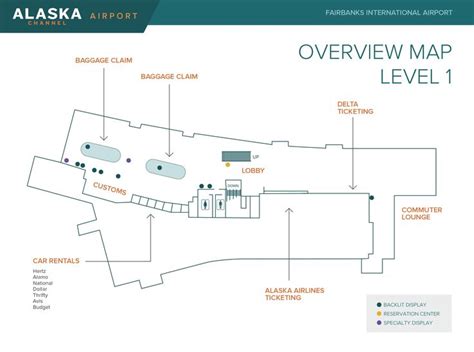 Airport Map Design To Assist Advertising Customers On The Locations Of