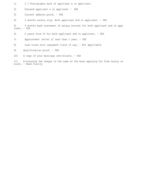 Loan Processing Checklist Pdf