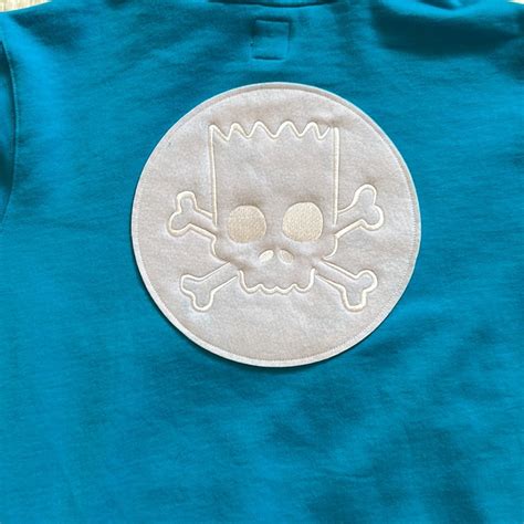 Vans Bart Simpson Skull Hoodie Gem