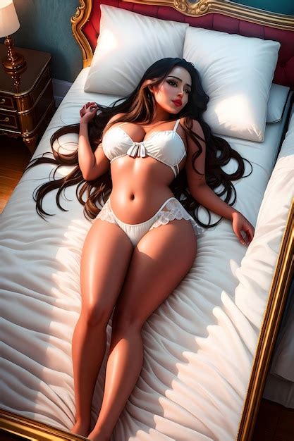 Premium Photo Colombian Woman In Bed Ai Generative