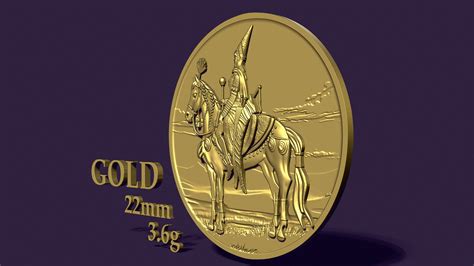 Stl File Jewelry Of The Saka Queen Tomiris 👸・3d Printing Model To