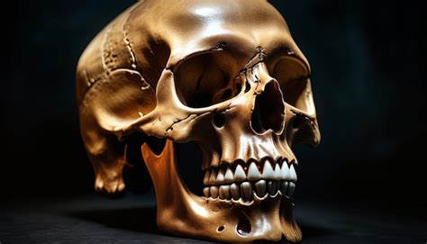 Premium Photo Detailed Skull Of The Dead In 8k High Definition