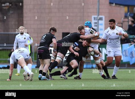 Nathan Mcbeth Au Centre Des Glasgow Warriors Lors Du Match De 16 De La Coupe Du Défi Epcr Au