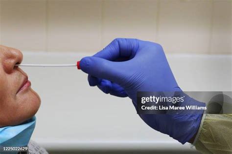 Nasal And Throat Swab Test Photos And Premium High Res Pictures Getty Images