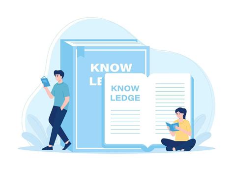 Knowledge Learning Concept Flat Illustration 33232845 Vector Art At