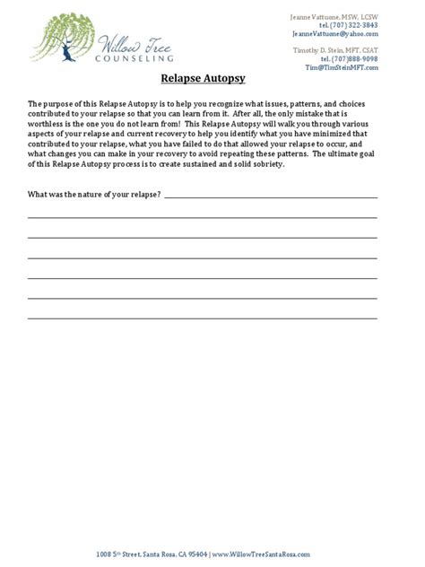 Relapse Autopsy Pdf Senses Relapse