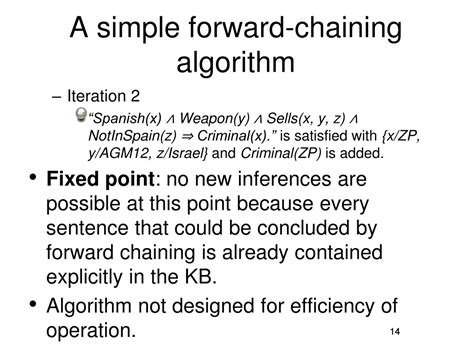 Ppt First Order Logic Inference Algorithms Powerpoint Presentation