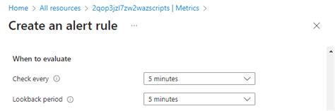 チュートリアル azure リソースのメトリック アラートを作成する azure monitor microsoft learn