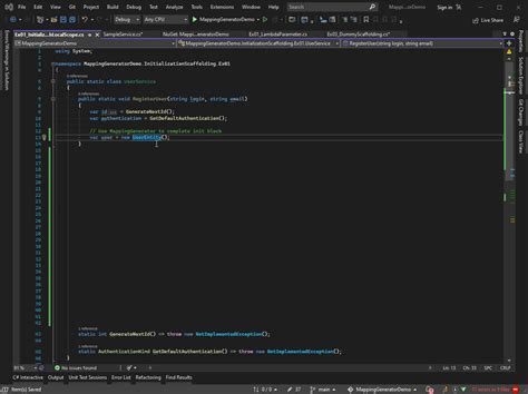 Complete Initialization Mappinggenerator Documentation