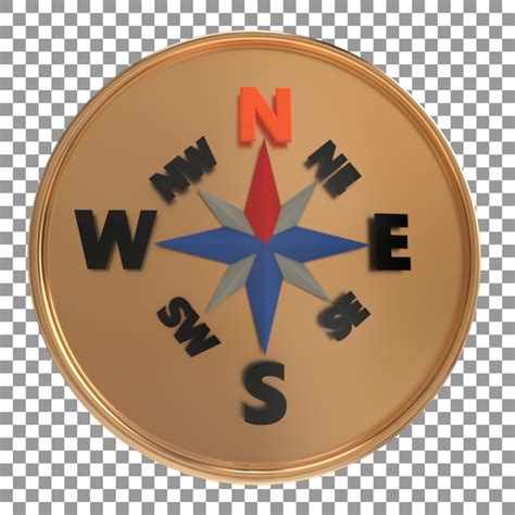 Premium Psd 3d Compass Navigating Beyond The Horizon In Three Dimensions