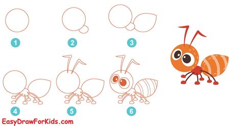 How To Draw An Ant 5 Ways With Pictures