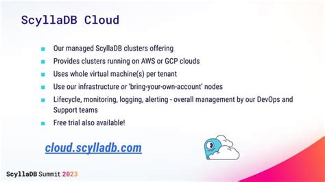 Scylladb Cloud Goes Serverless Pdf Cloud Computing Internet