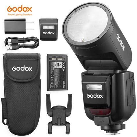 Godox V1 Pro Speedlight Ttl Hss 18000s Li Ion Round Head Speedlite