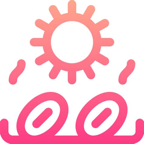 Drying Basic Gradient Lineal Color Icon