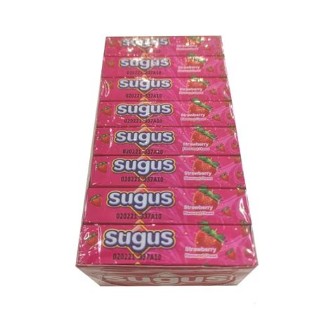 Sugus Strawberry 30gx24 Lazada
