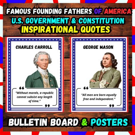 Founding Fathers Inspirational Quote Posters U S Constitution