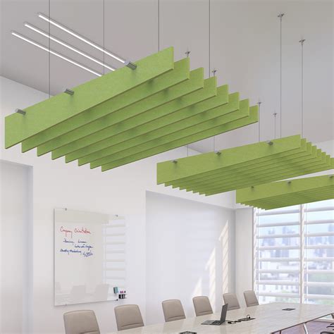 Suspended Acoustic Ceiling Baffles Shelly Lighting