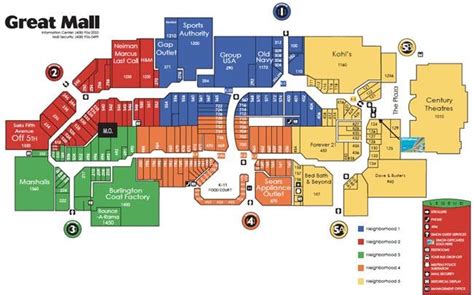 Great Mall Map Great Mall