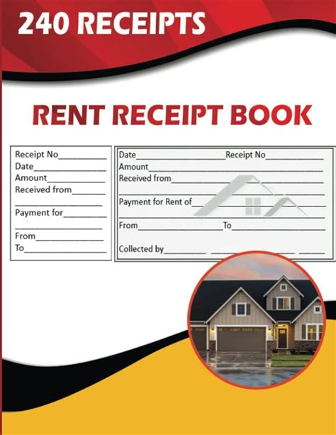Natepatterson Rent Receipt Book 240 House Rental Receipt Book For Worksheets Library